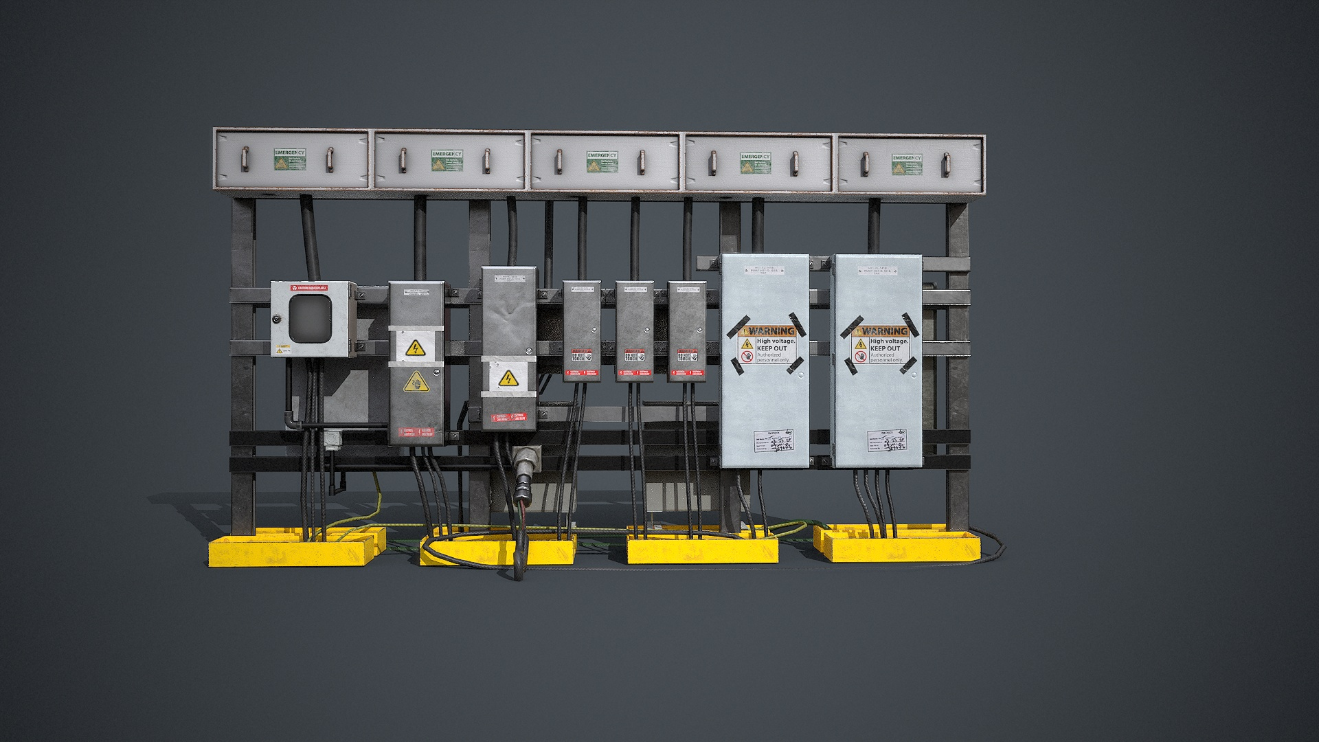 Control Panel 3D Model - TurboSquid 2310471