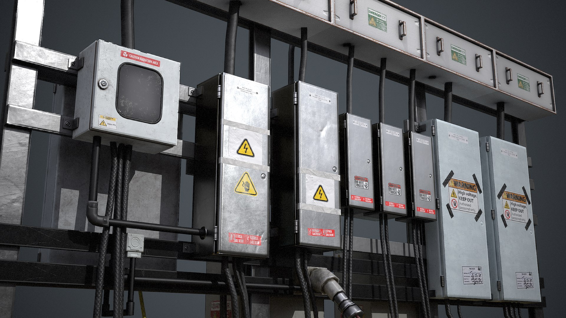 Control Panel 3D Model - TurboSquid 2310471