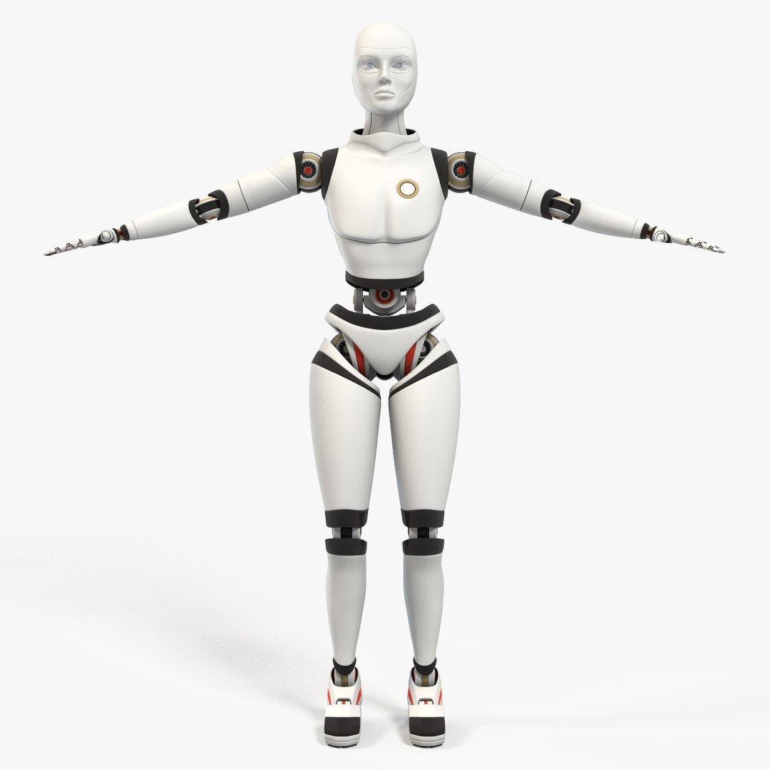 Female Android Robot Lwo