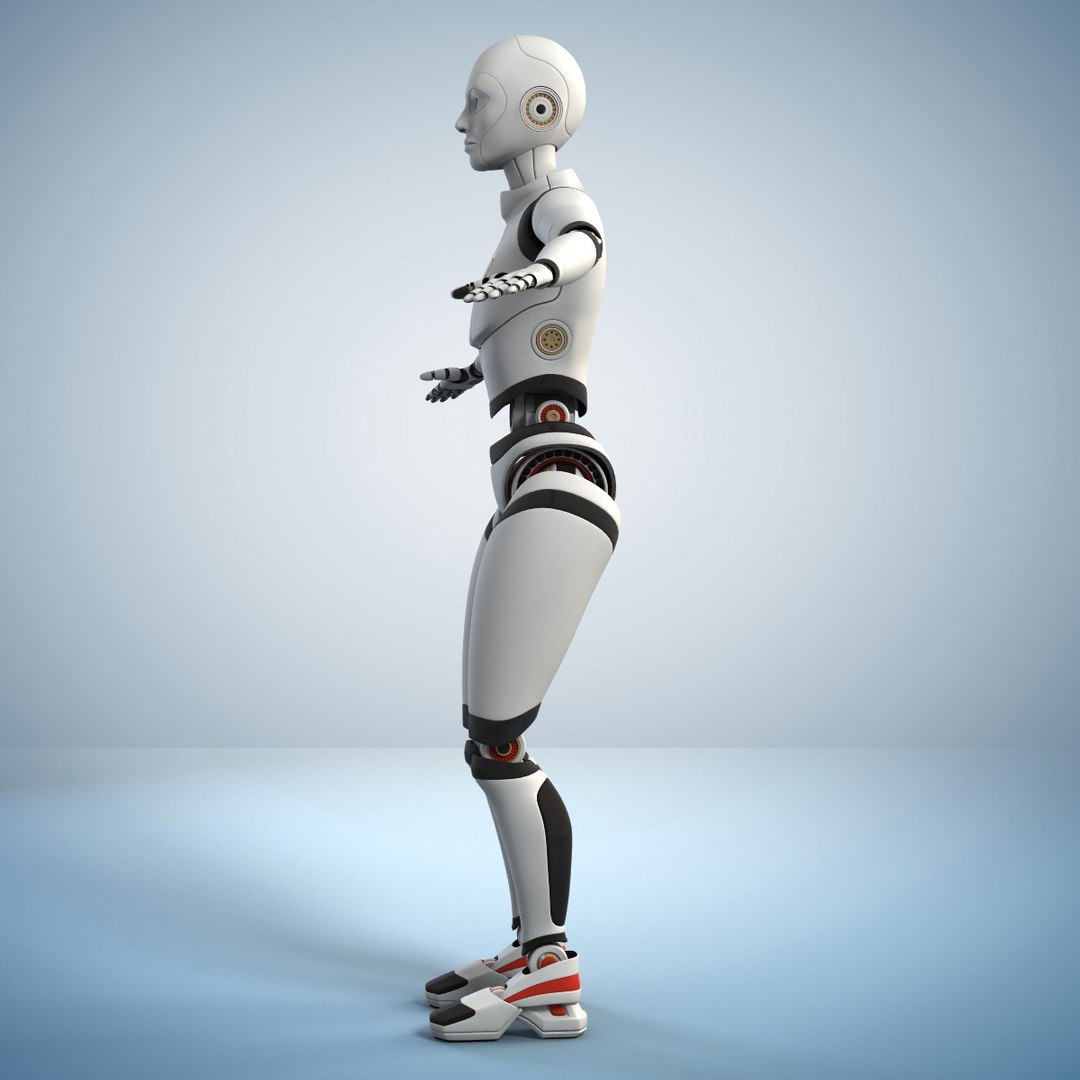 Female Android Robot Lwo