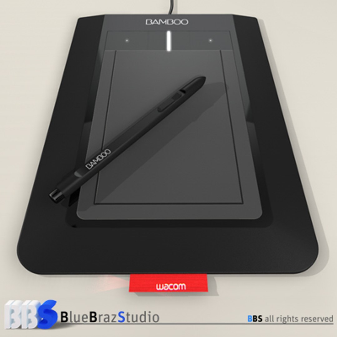 3ds max bamboo pen tablet