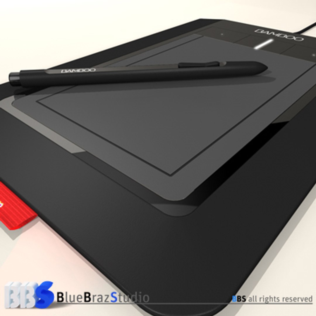 3ds max bamboo pen tablet