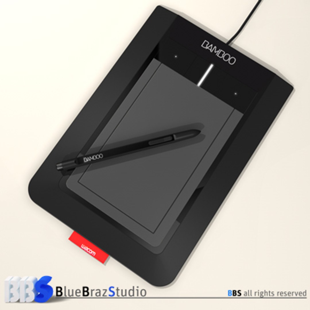 3ds max bamboo pen tablet