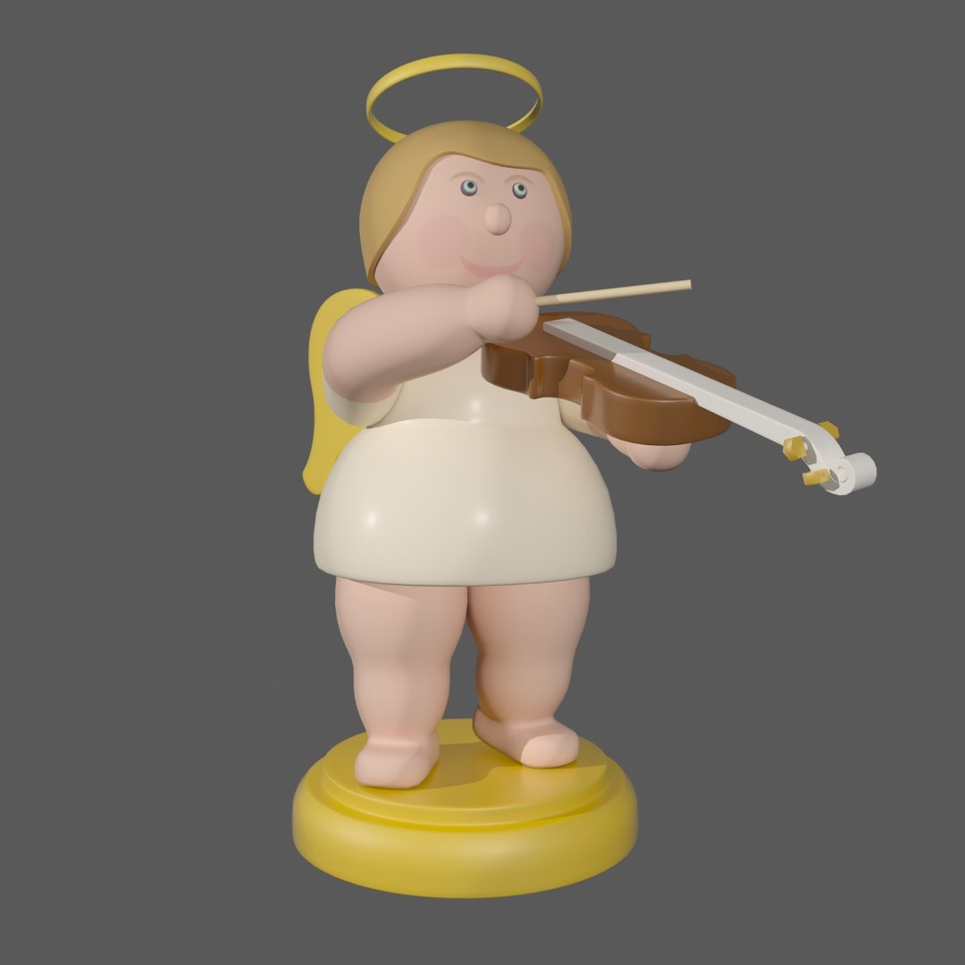 3d christmas angel model