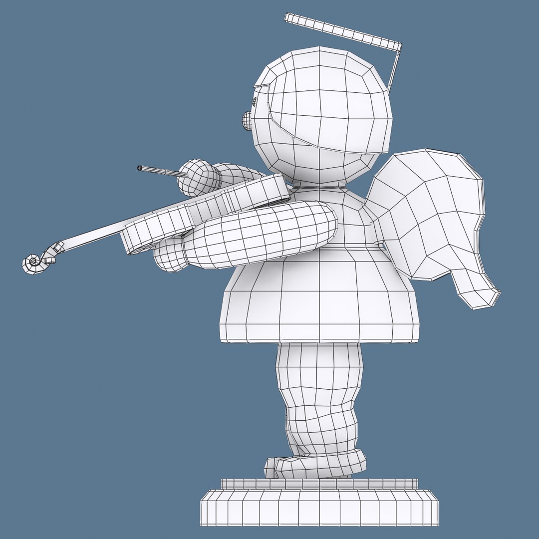 3d christmas angel model