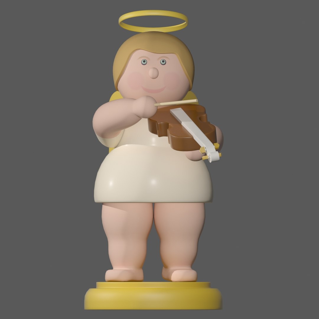 3d christmas angel model