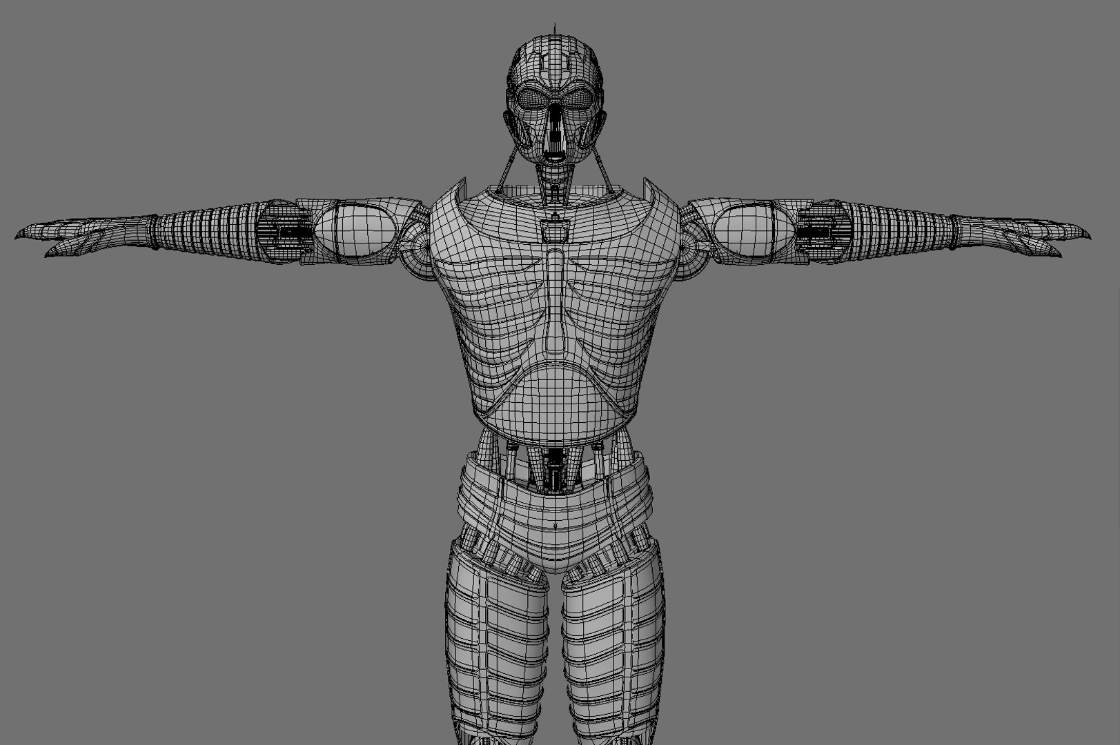 3d model android rigged