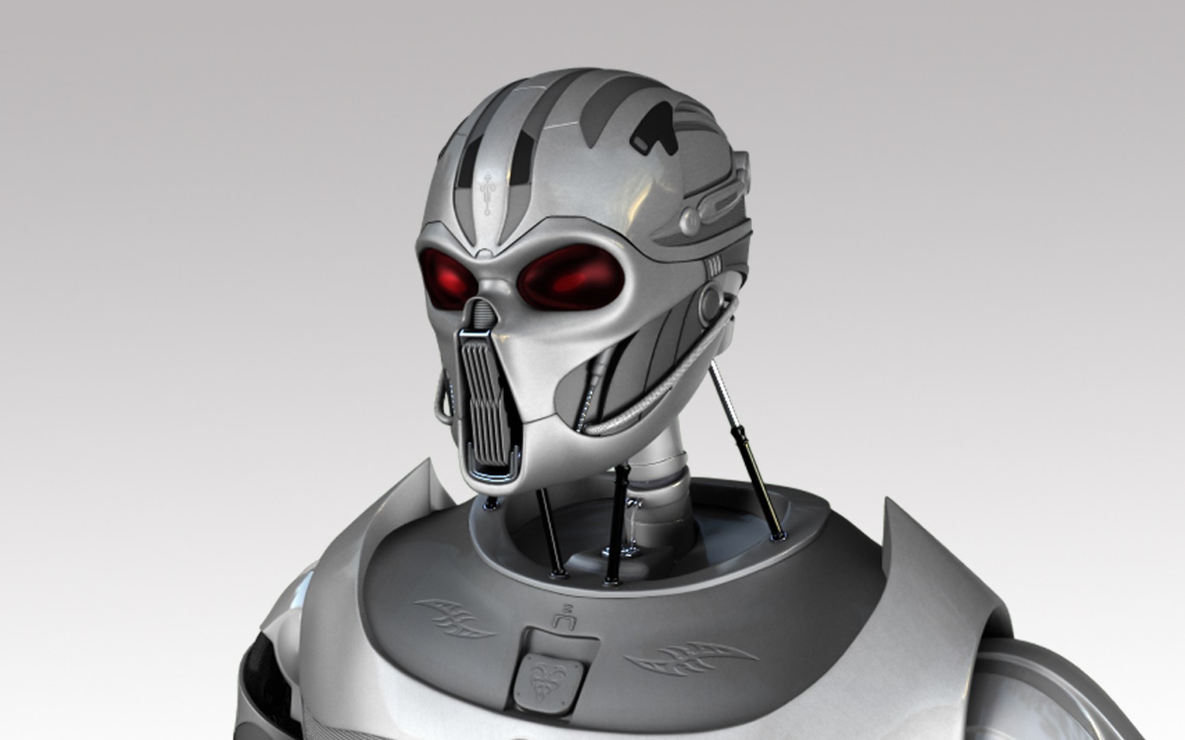 3d model android rigged