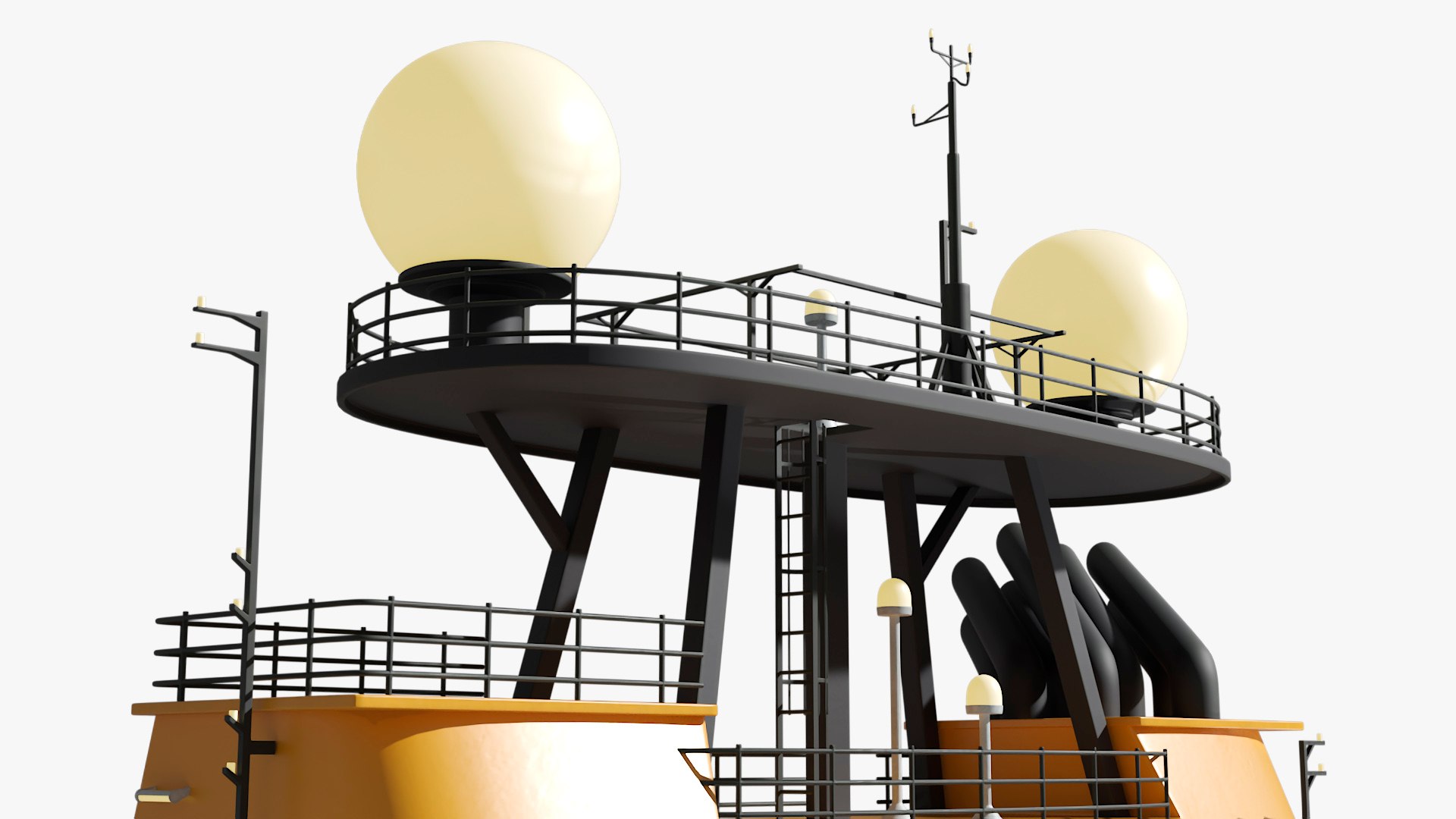 3D Falkor Too Research Vessel With Transport Helicopter - TurboSquid ...