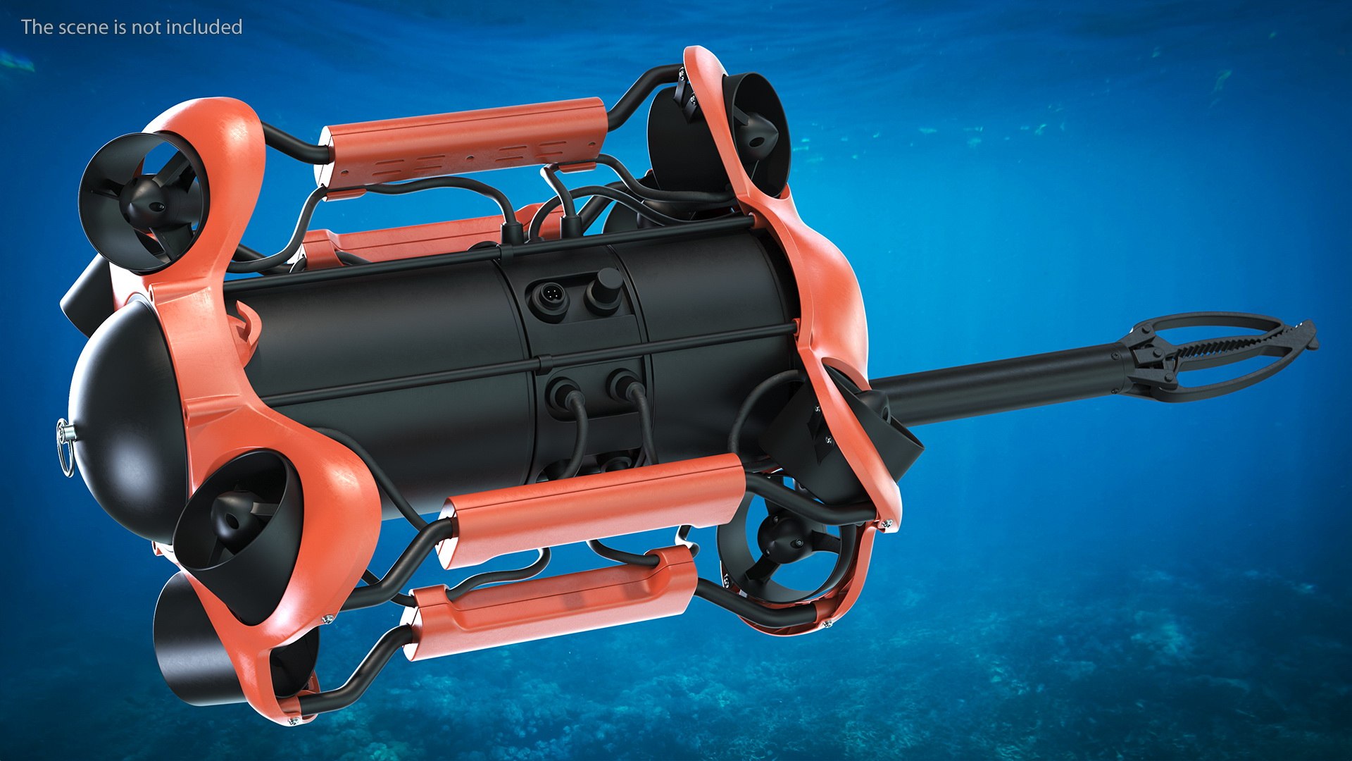 Professional Underwater Drone With Robotic Arm 3D - TurboSquid 1855728