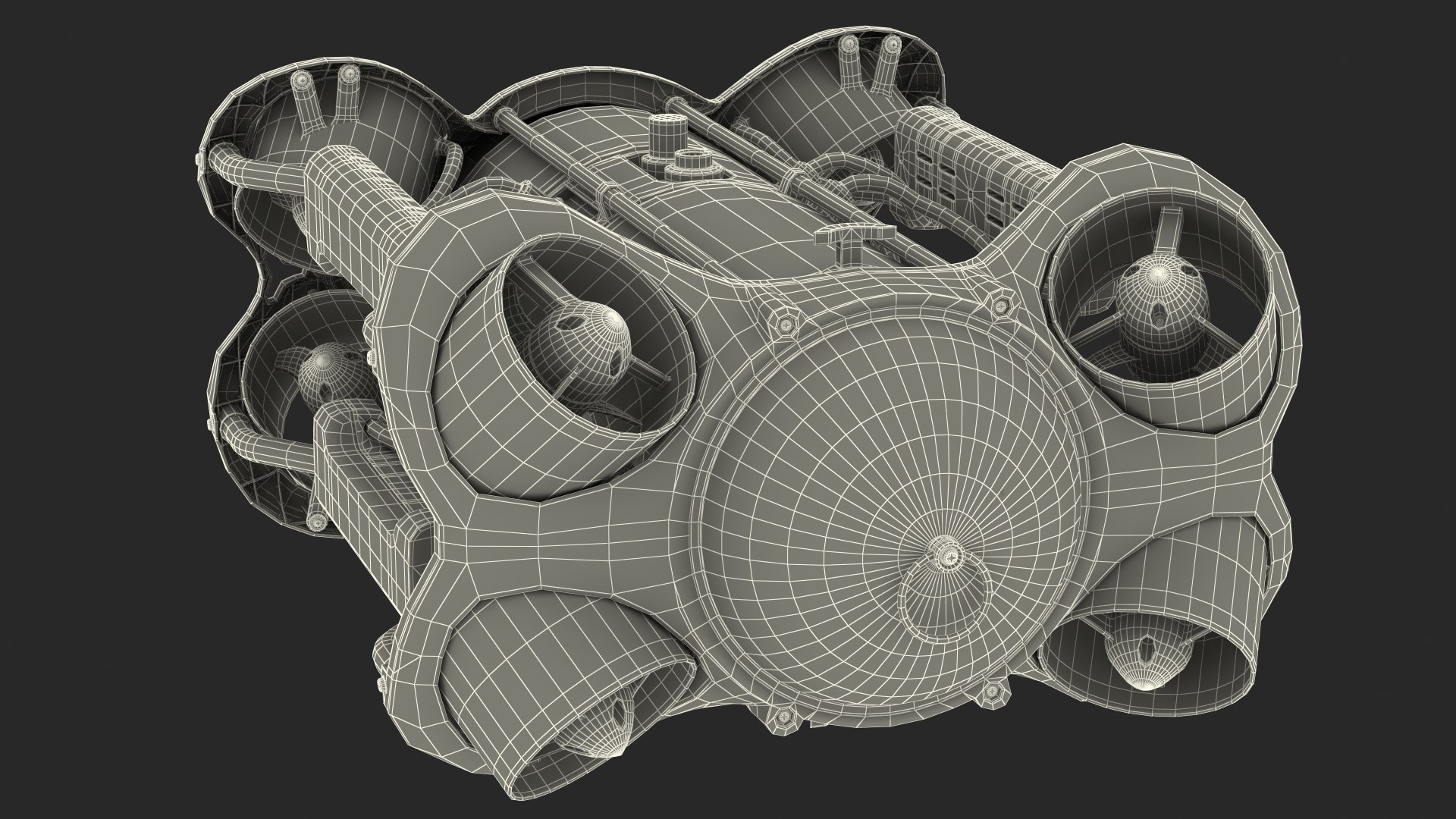 Professional Underwater Drone with Robotic Arm 3D - TurboSquid 1855728