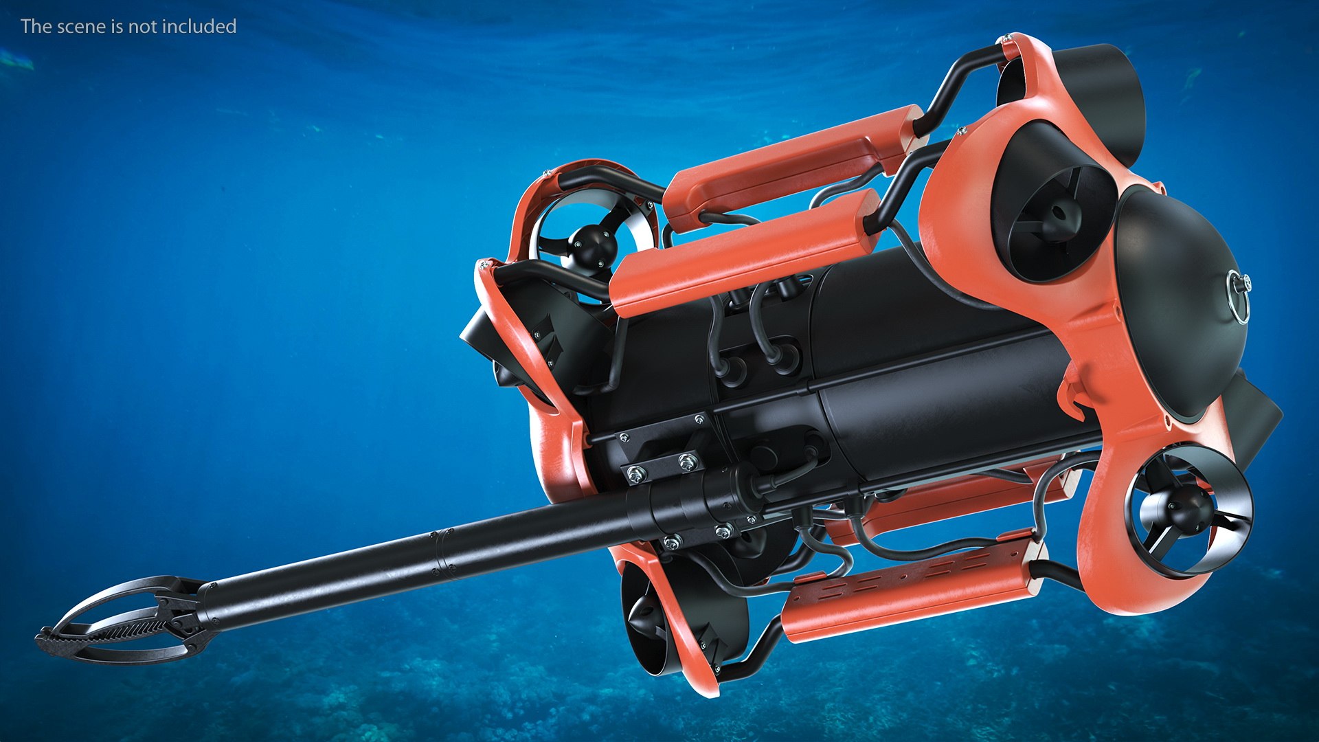 Professional Underwater Drone With Robotic Arm 3D - TurboSquid 1855728