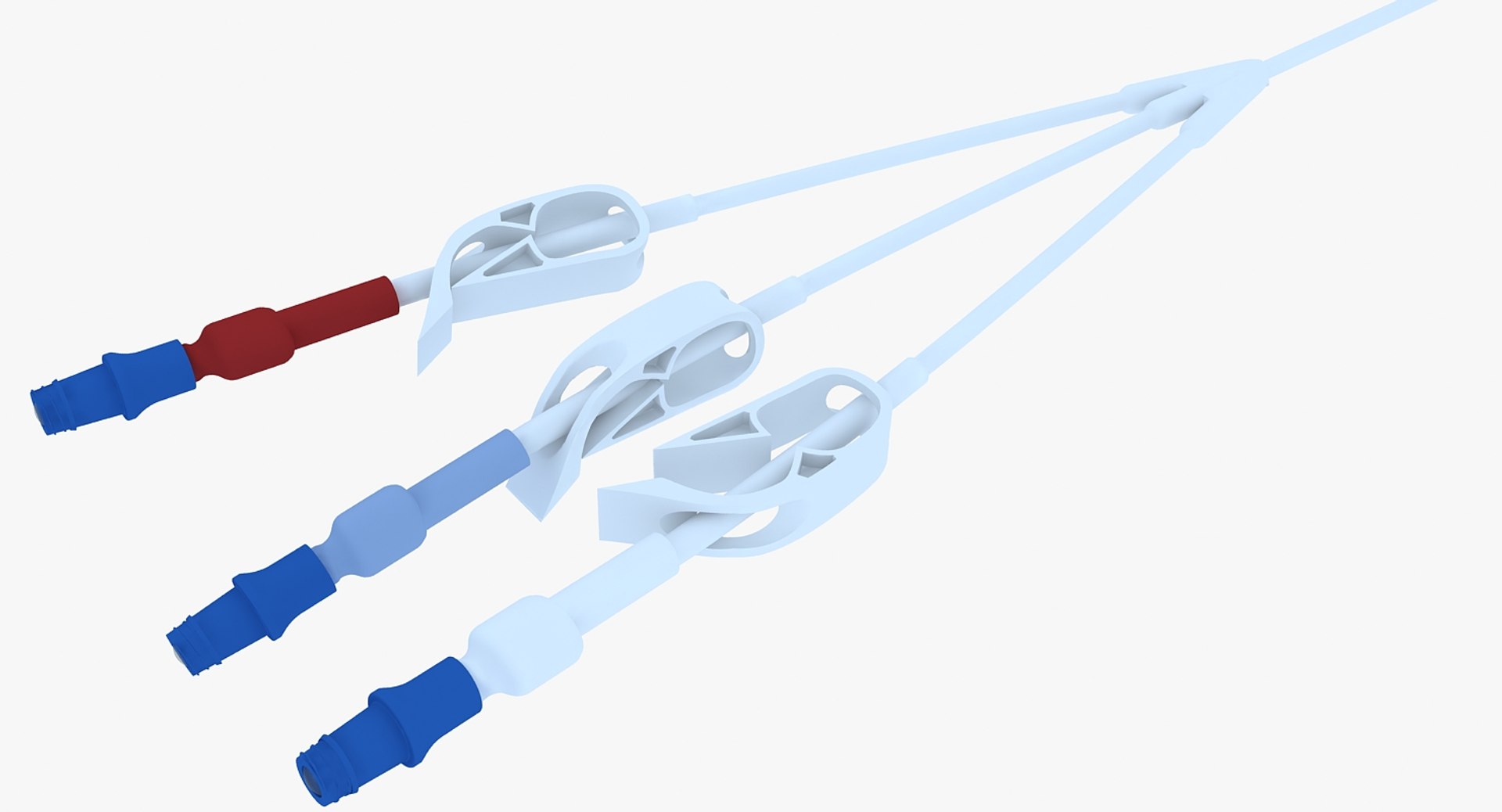 3D Hickman Catheter Model - TurboSquid 1299068