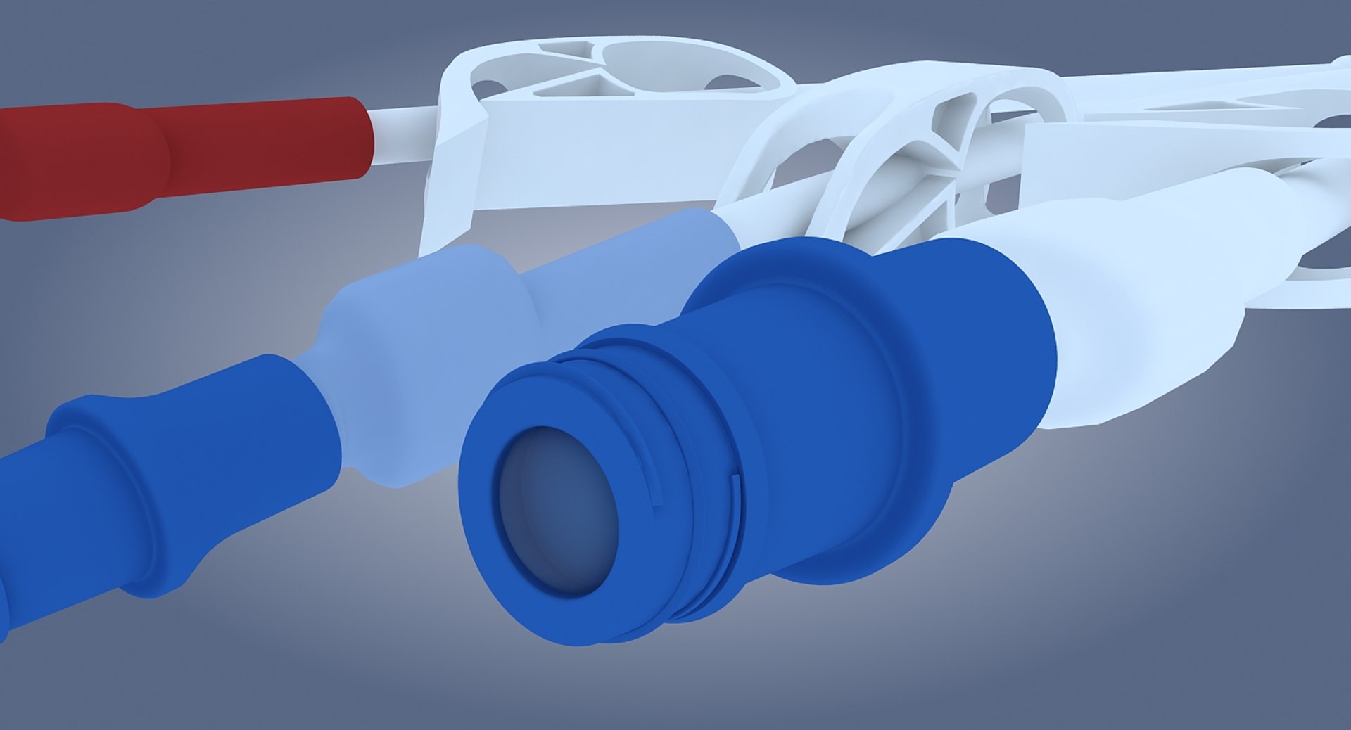 3D Hickman Catheter Model - TurboSquid 1299068