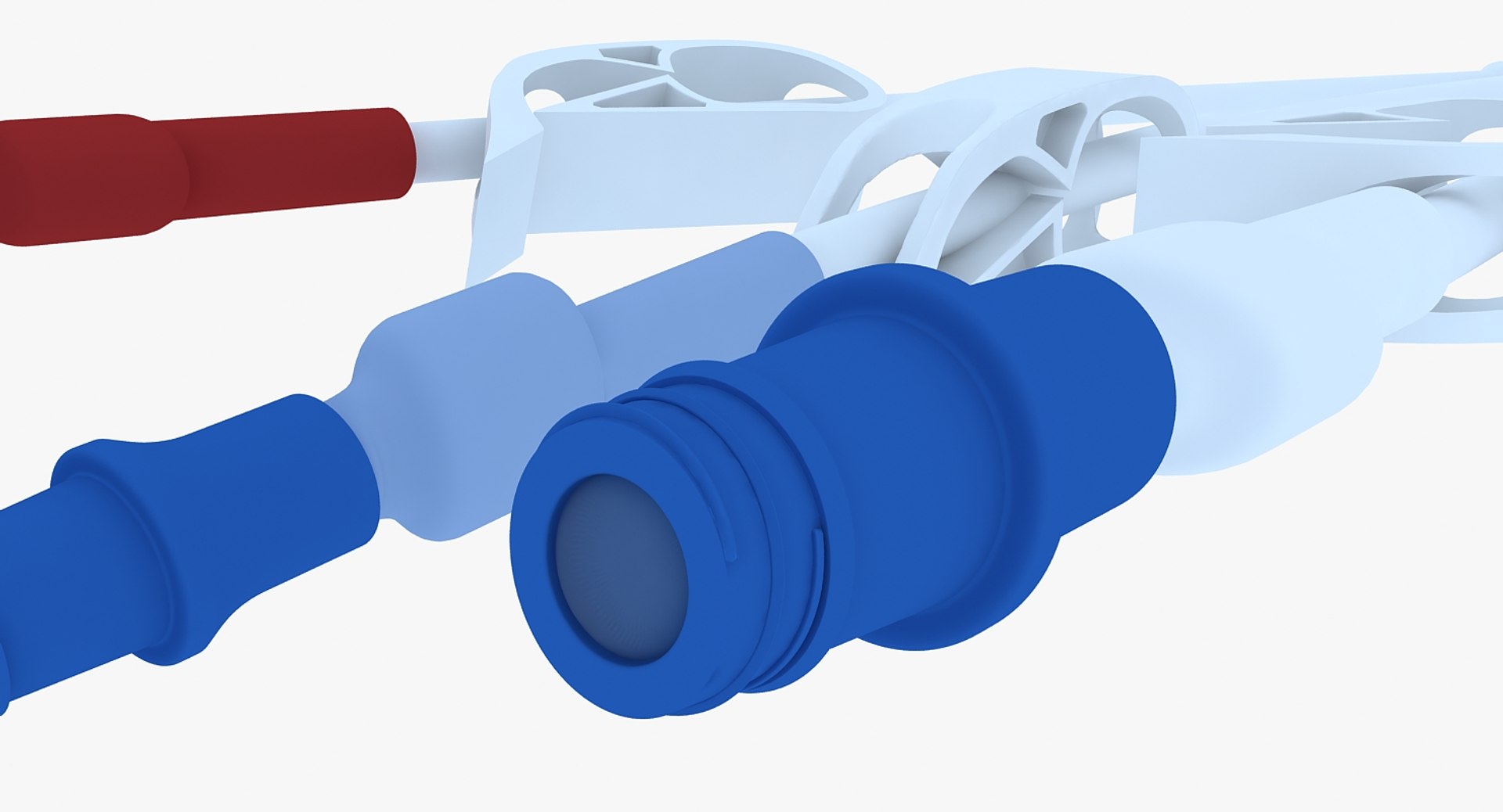 3D Hickman Catheter Model - TurboSquid 1299068