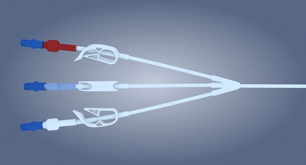 3D hickman catheter model - TurboSquid 1299068