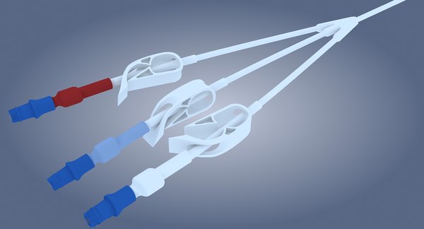 3D hickman catheter model - TurboSquid 1299068