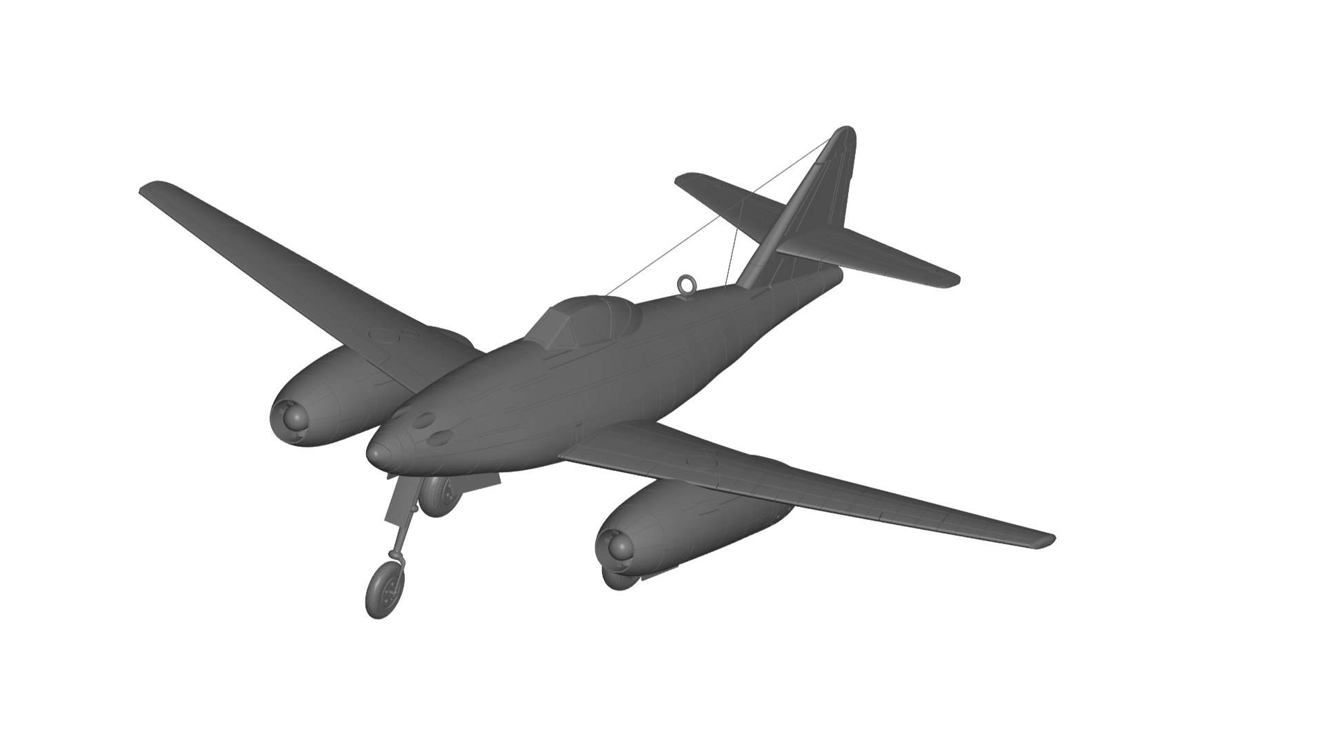 3D Messerschmitt Me 262 Model - TurboSquid 1987781