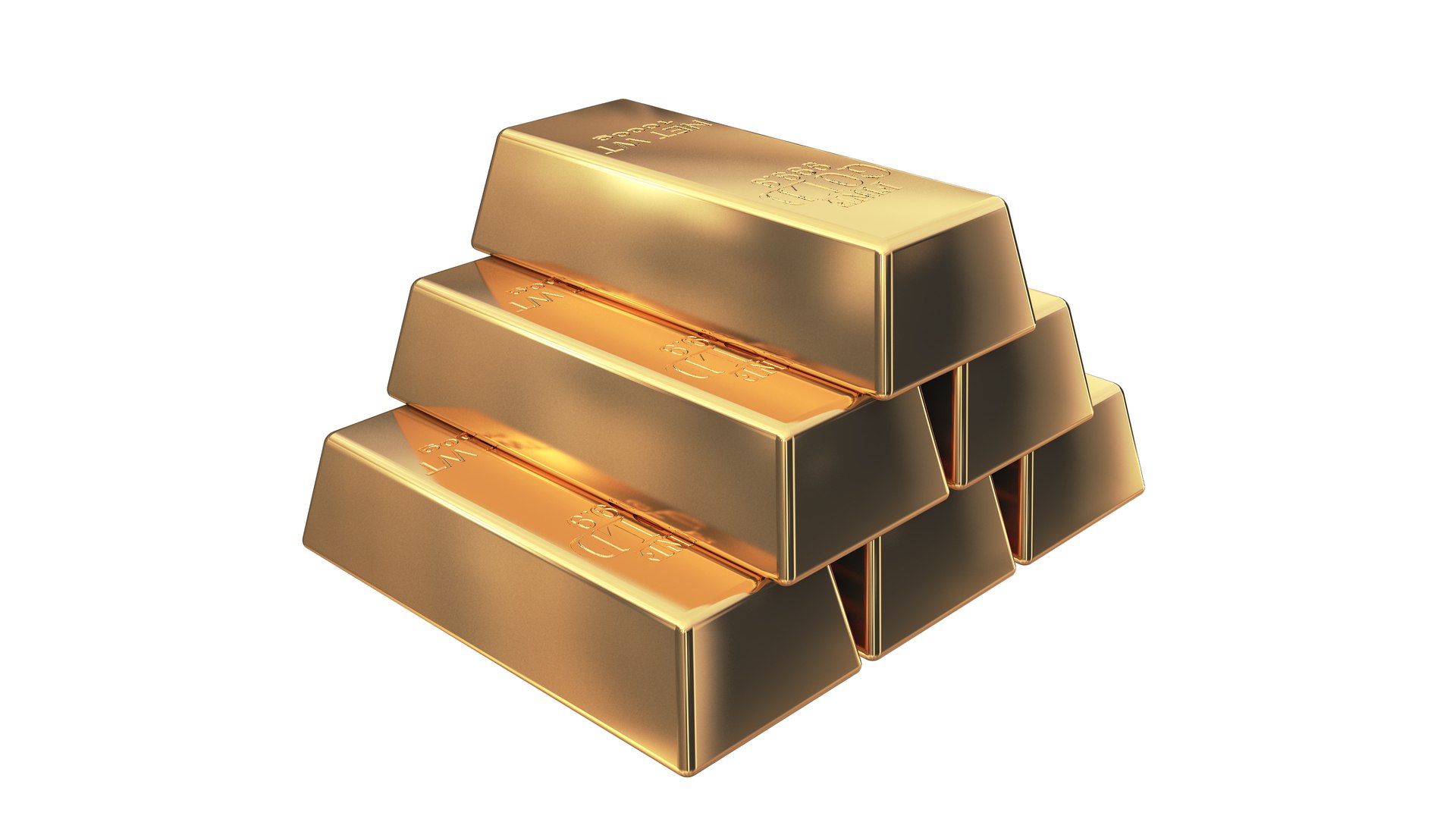 3D gold bar - TurboSquid 1612427