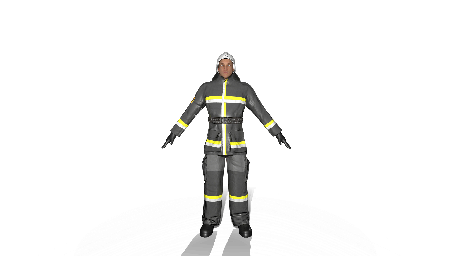 3D Firefighter - TurboSquid 1806423