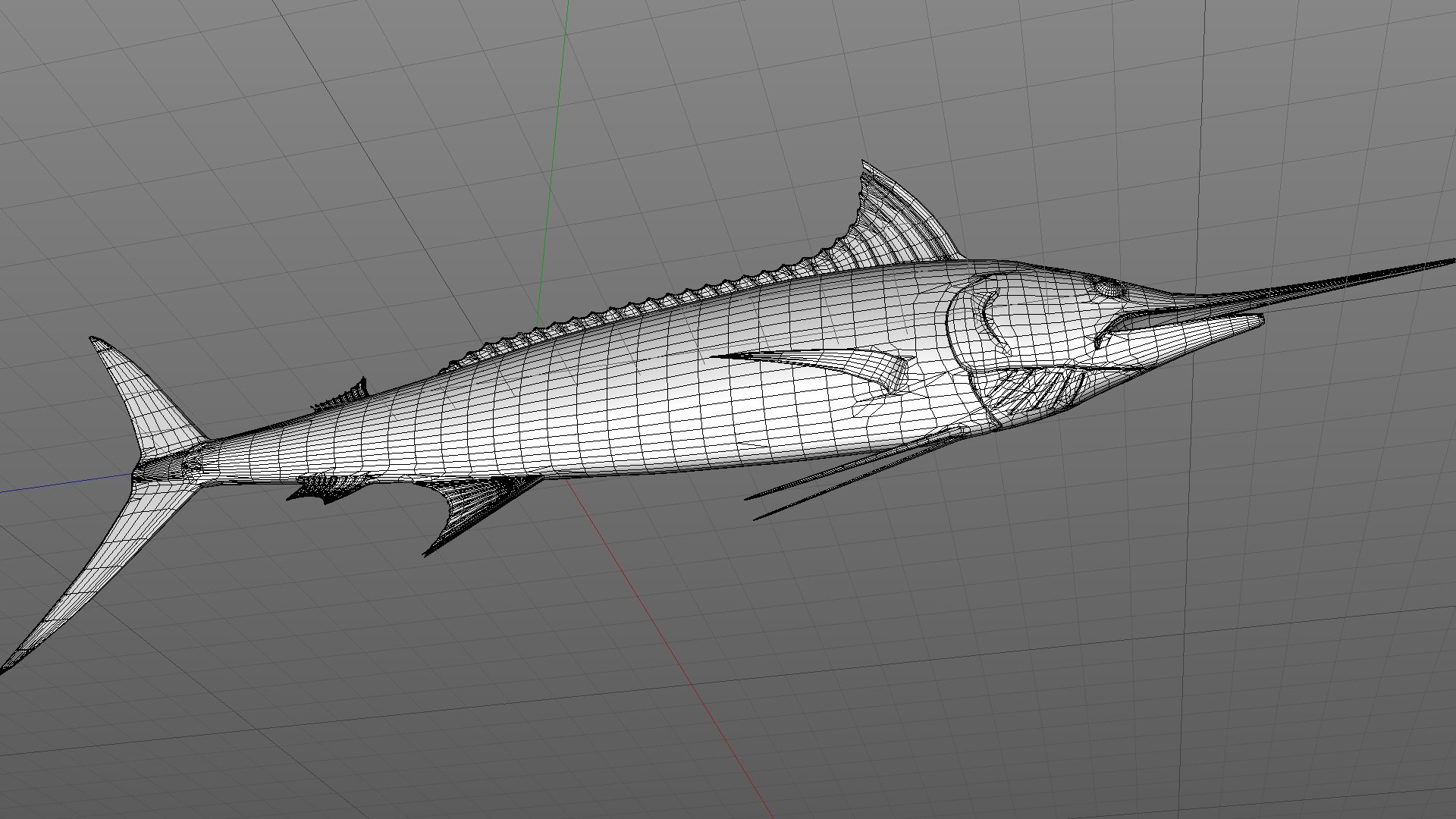 3D Model Marlin Fish - TurboSquid 1689570