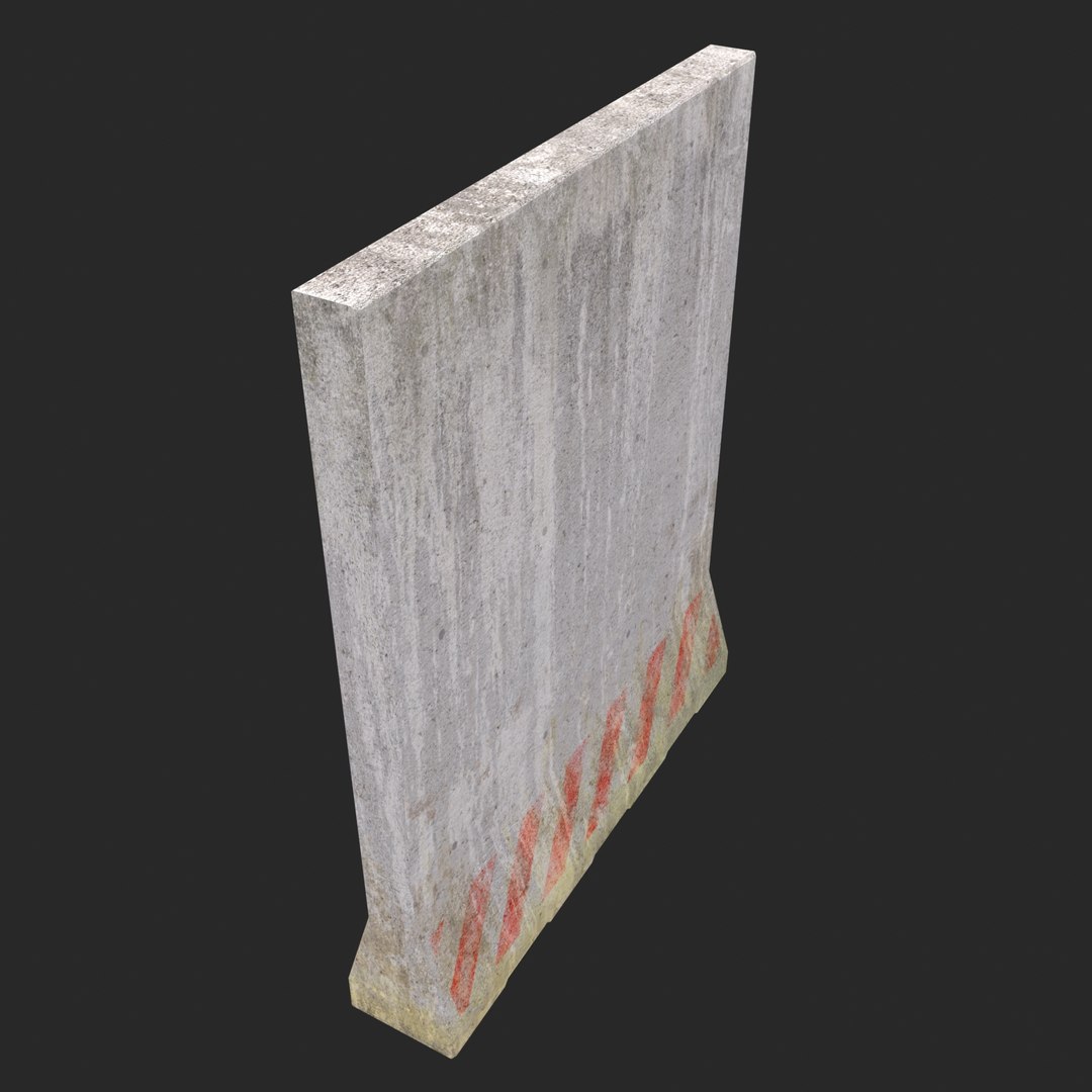 3d Model Of Concrete Block