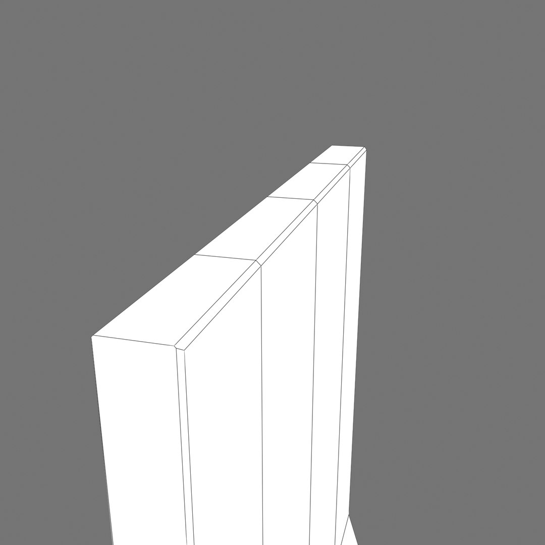 3d Model Of Concrete Block