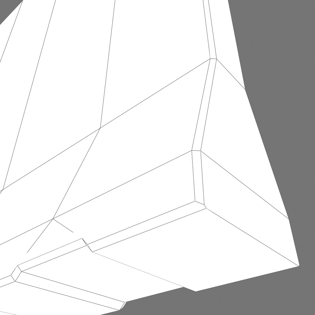 3d Model Of Concrete Block