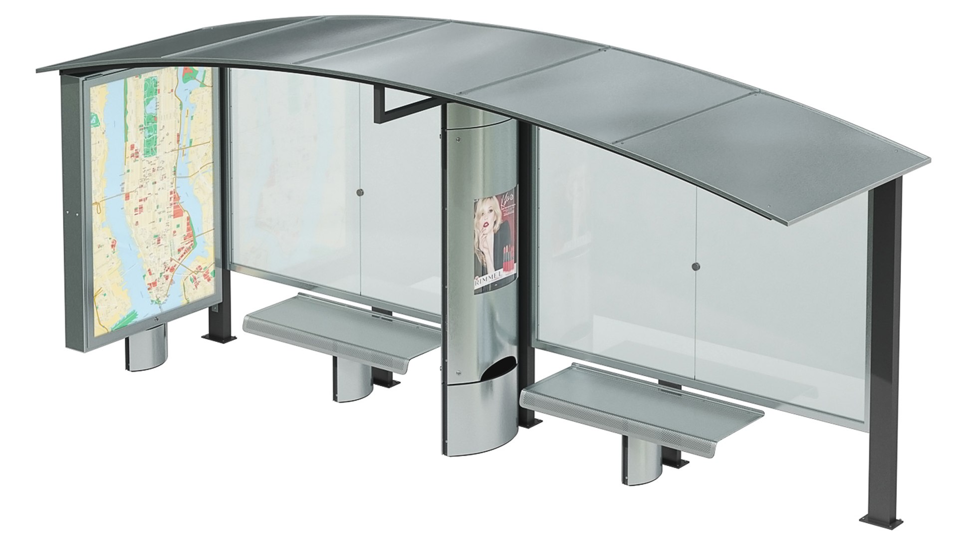 Artform Urban Merak Shelter 3D Model - TurboSquid 2157102