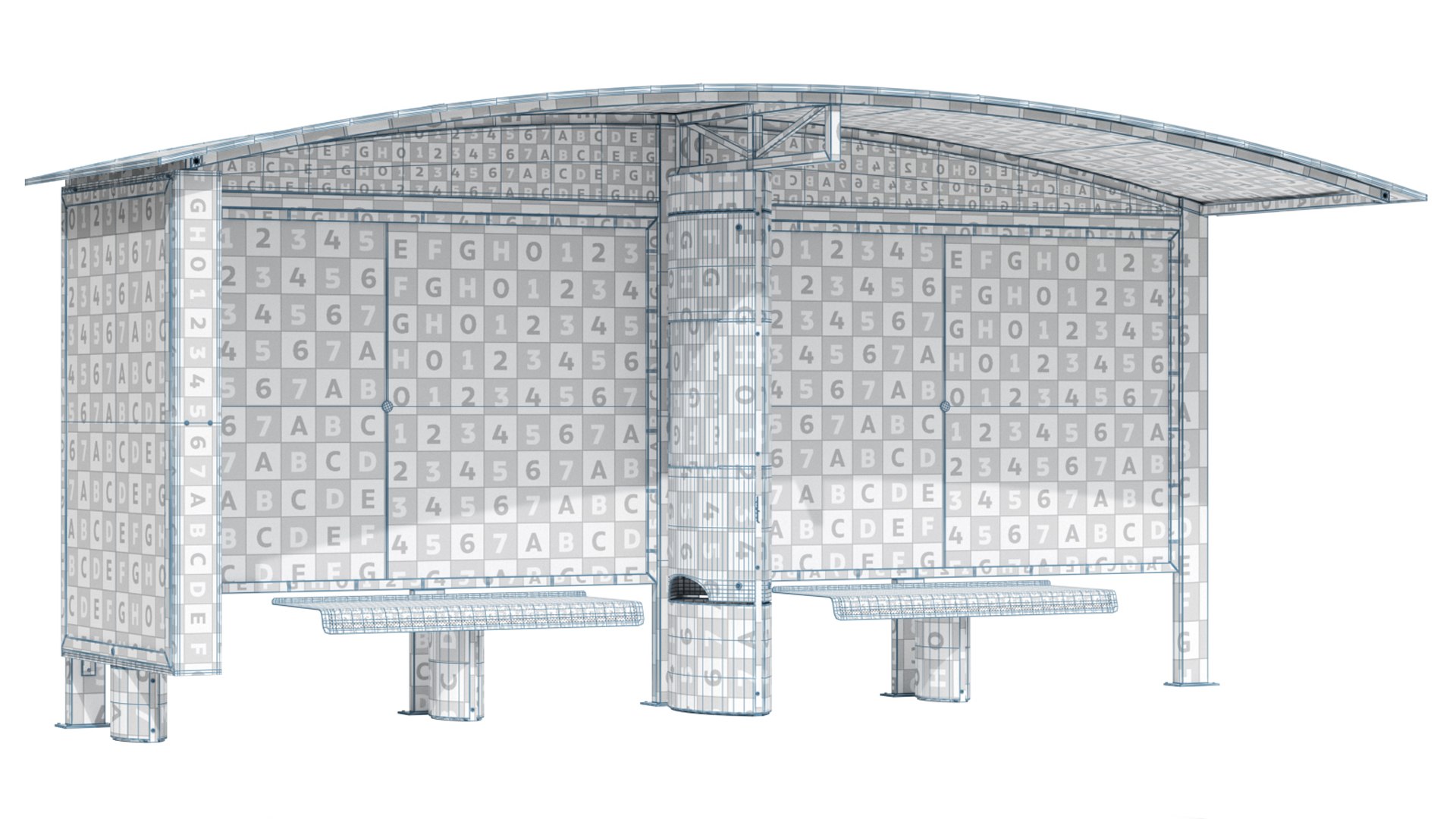 Artform Urban Merak Shelter 3D Model - TurboSquid 2157102