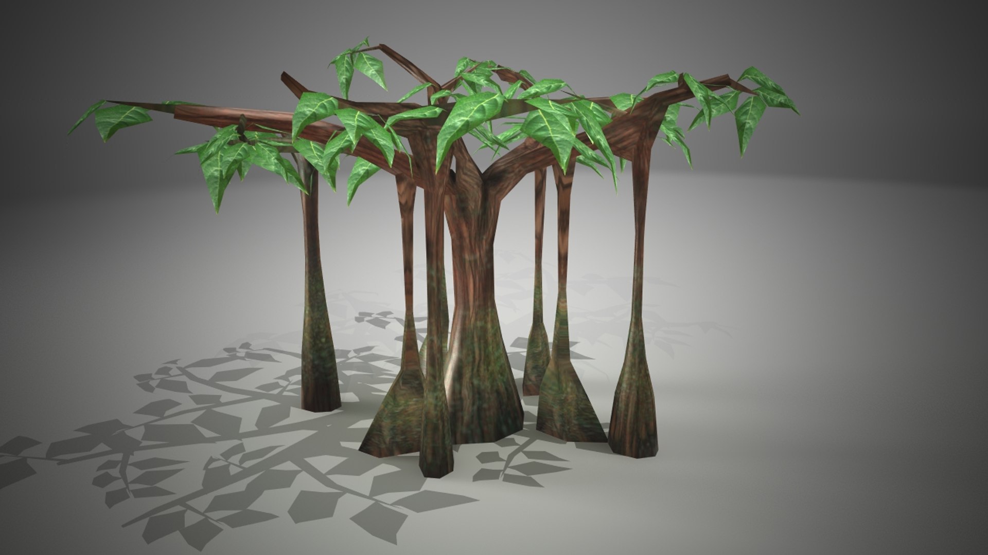 3d Ready Banyan Tree