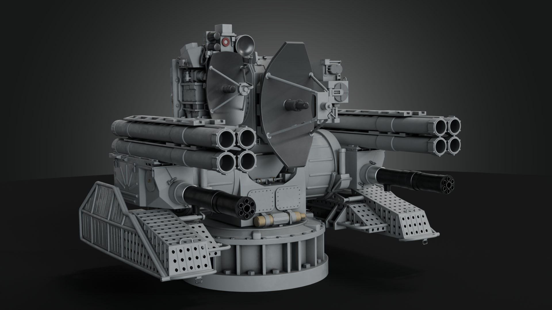 Kashtan CIWS High Details 3D - TurboSquid 2260847