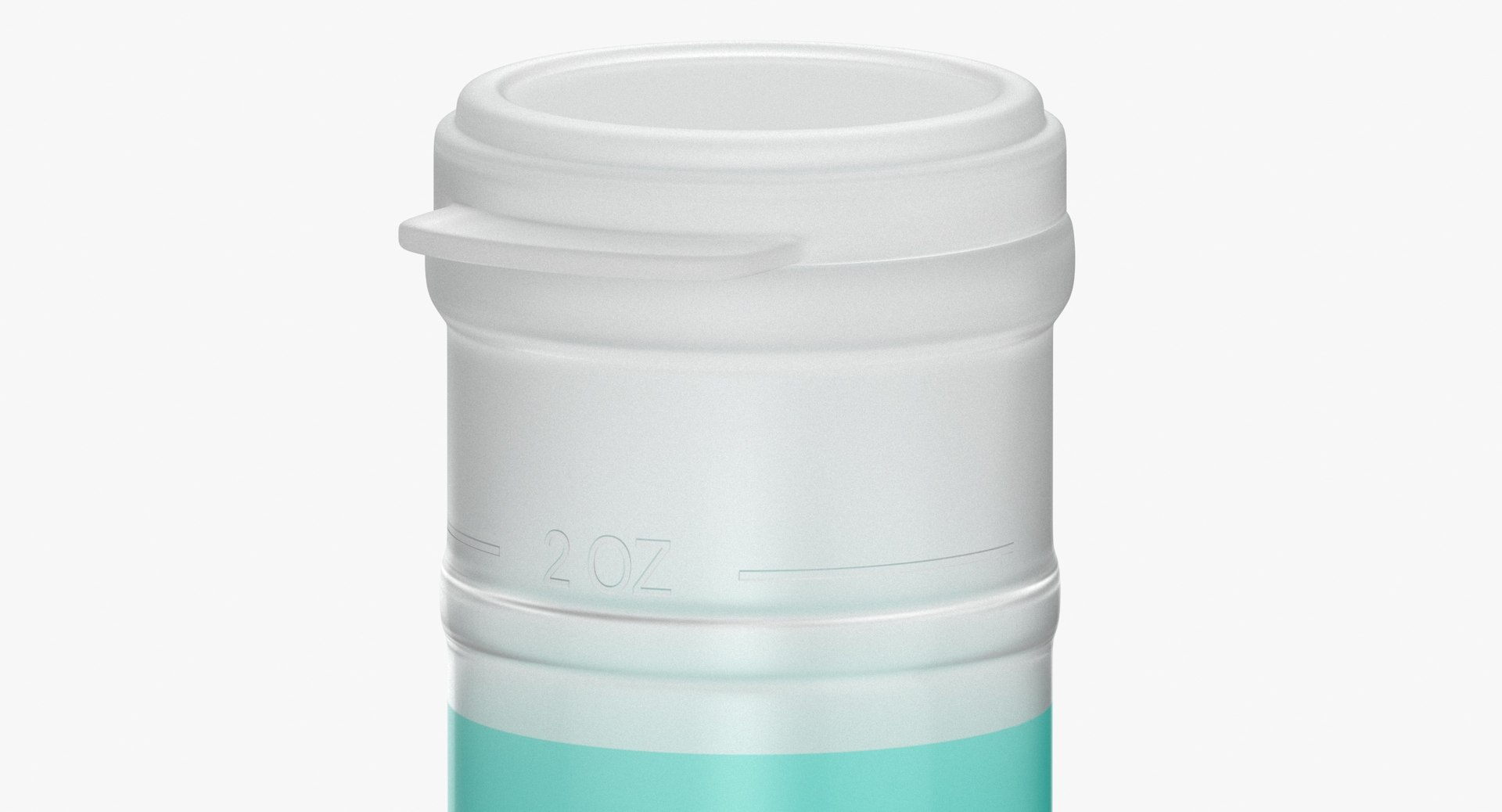 3D Pill Pod Hinge Top Vial 2oz Full - TurboSquid 2049104