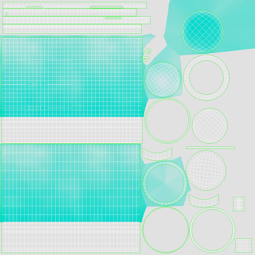 3D Pill Pod Hinge Top Vial 2oz Full - TurboSquid 2049104