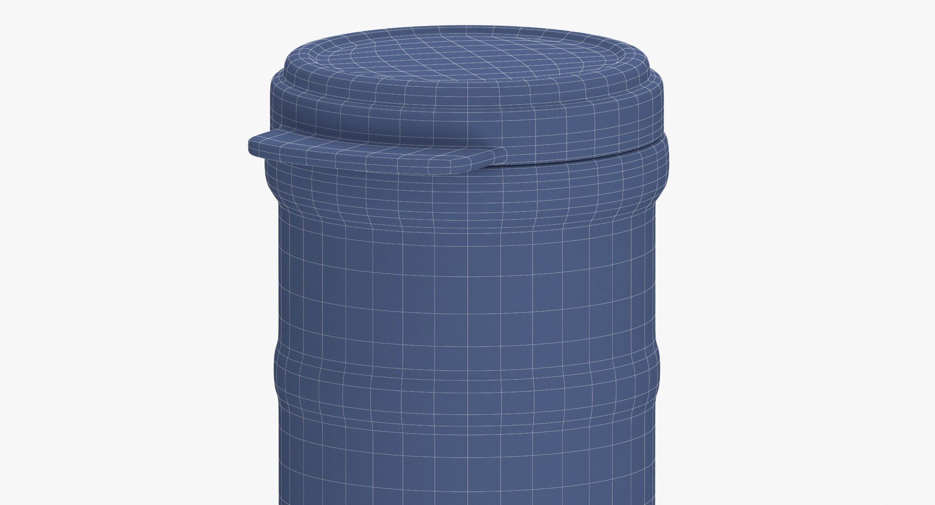 3D Pill Pod Hinge Top Vial 2oz Full - TurboSquid 2049104