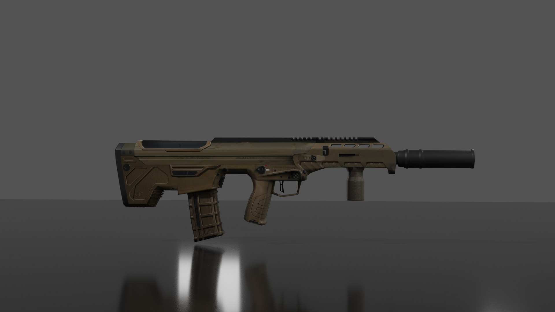 MDRX Rifle Model - TurboSquid 2010288