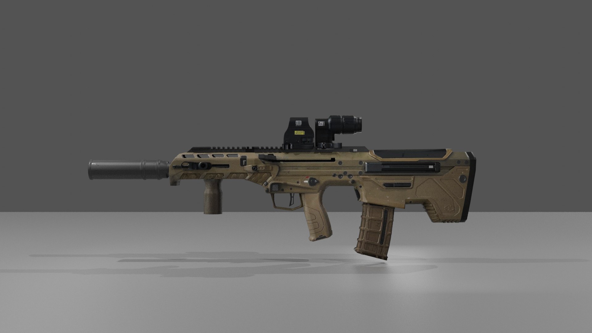 MDRX Rifle Model - TurboSquid 2010288