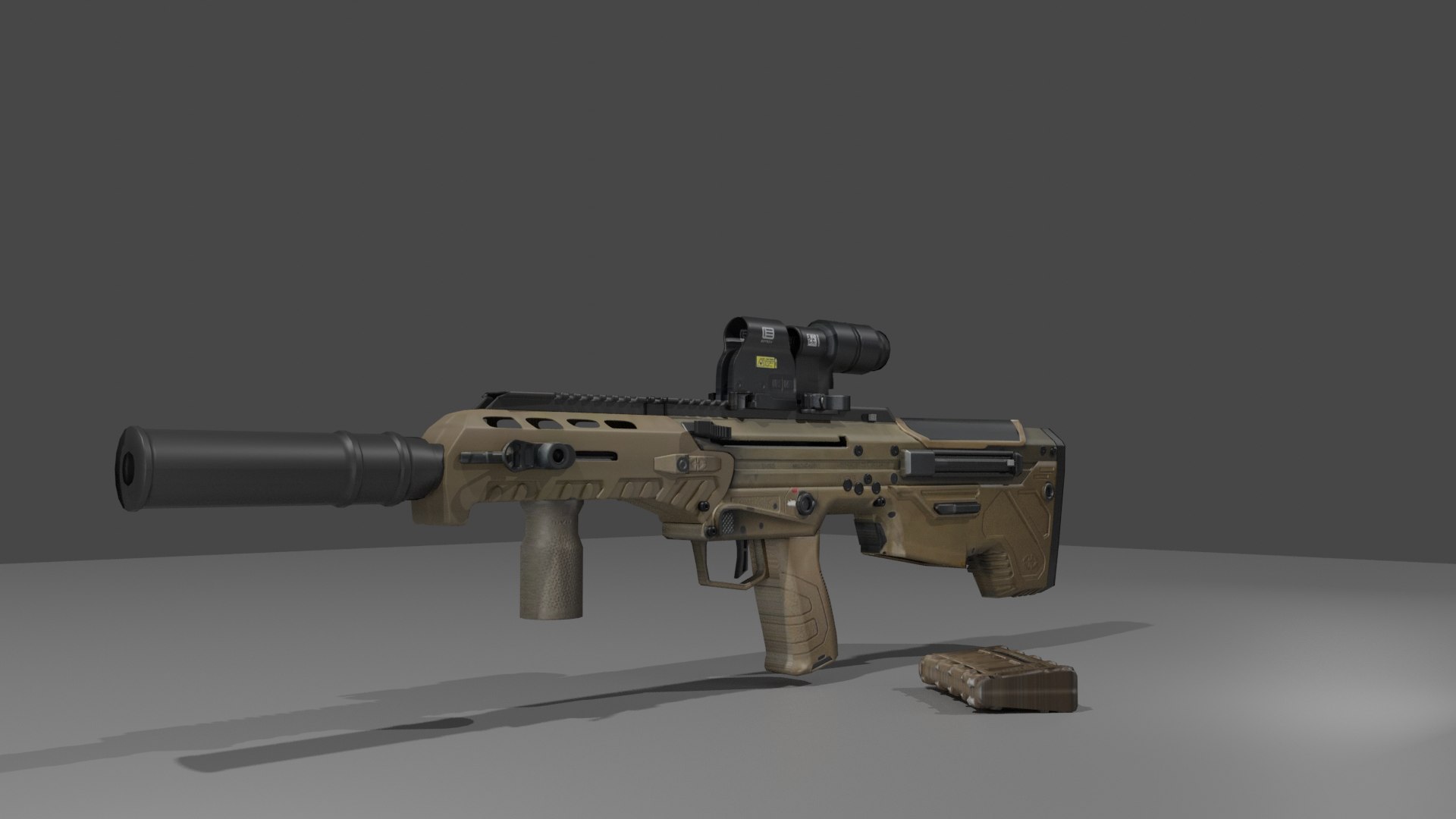 MDRX Rifle Model - TurboSquid 2010288
