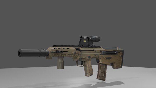 MDRX rifle model - TurboSquid 2010288