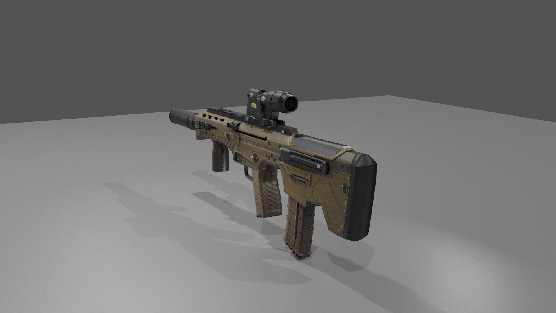 MDRX Rifle Model - TurboSquid 2010288