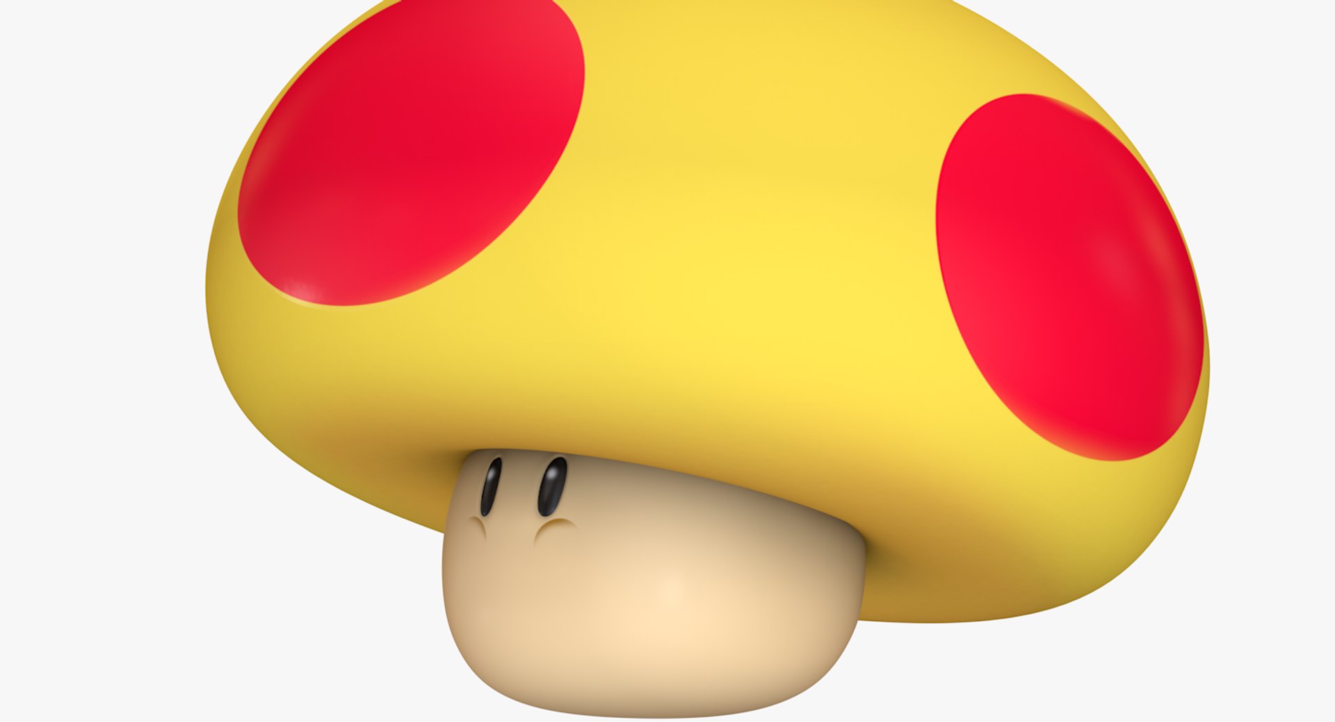 3D Mega Mushroom Super Mario Model - TurboSquid 1365469