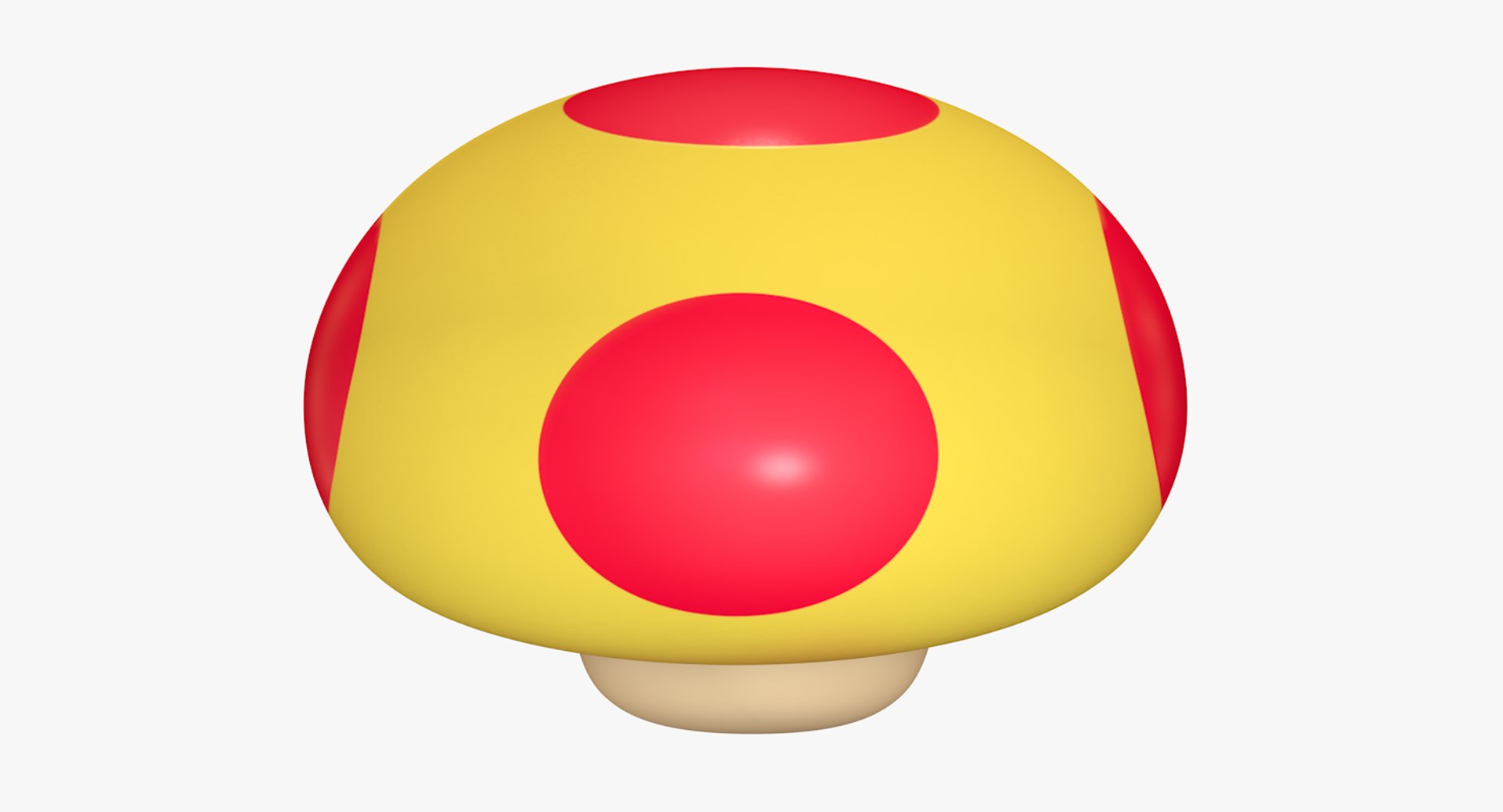3D Mega Mushroom Super Mario Model - TurboSquid 1365469