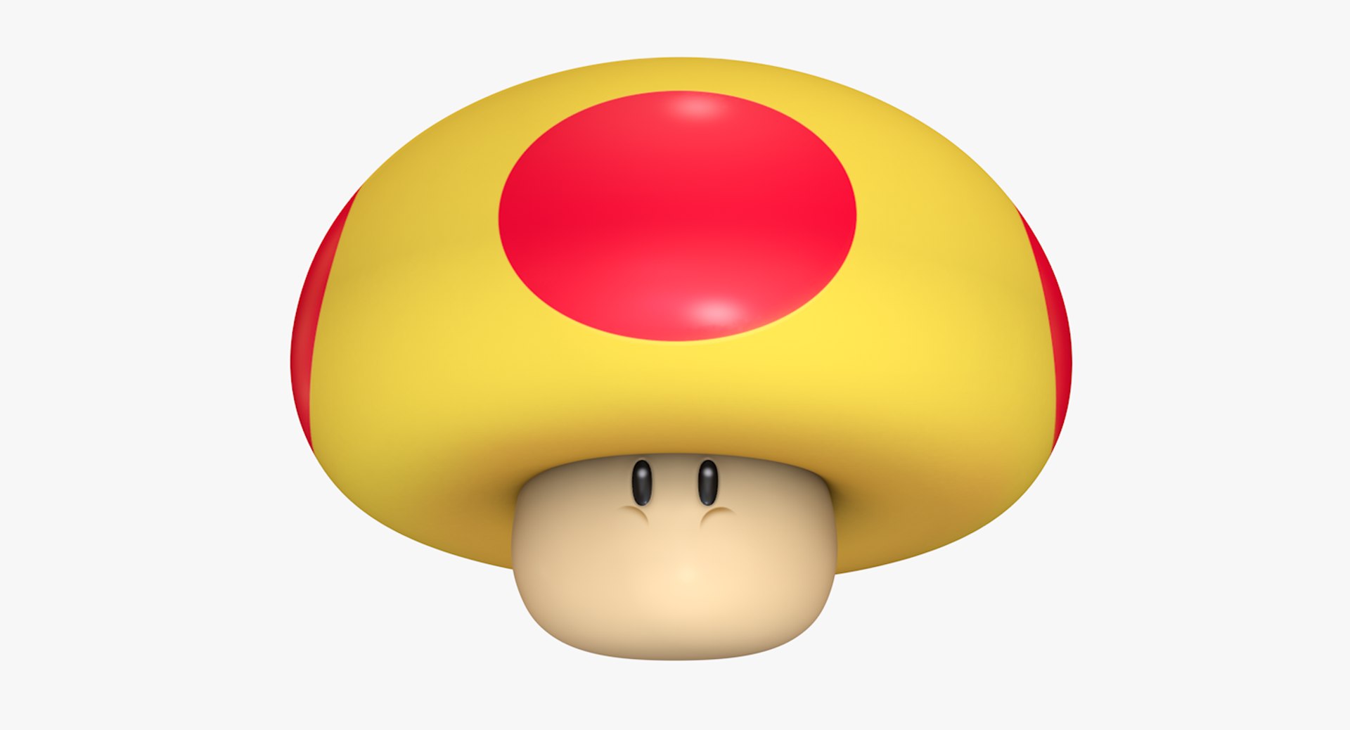 3D Mega Mushroom Super Mario Model - TurboSquid 1365469