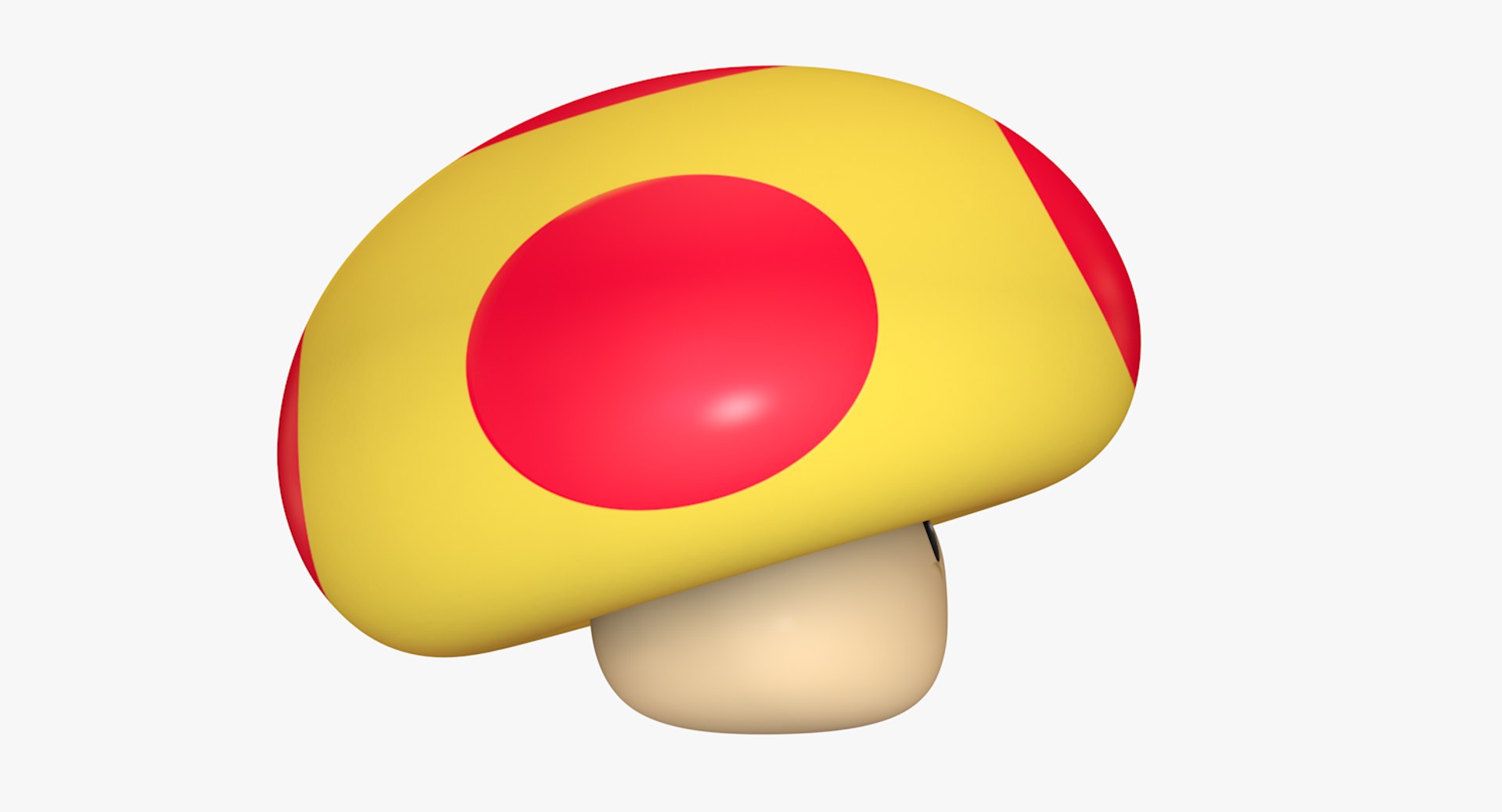 3D Mega Mushroom Super Mario Model - TurboSquid 1365469