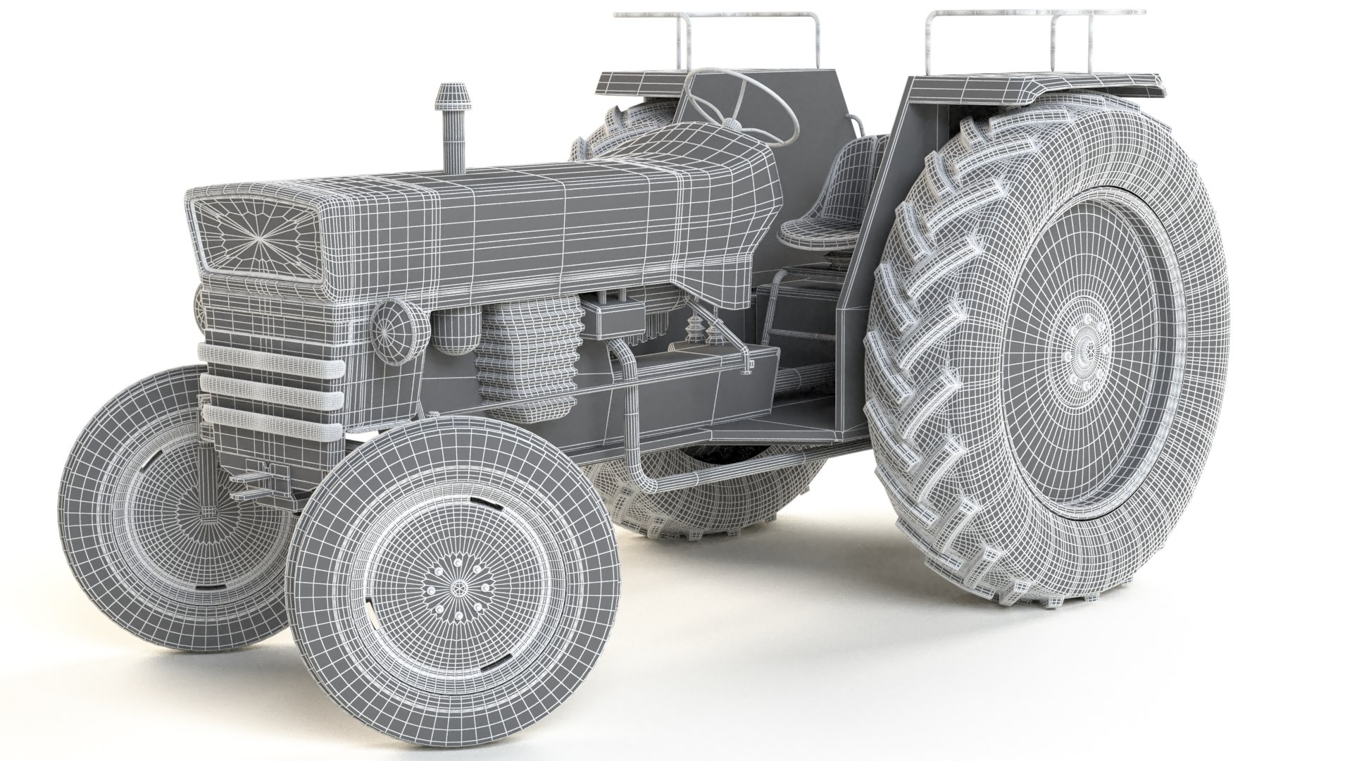 Tractor rigged 3D model - TurboSquid 1709136