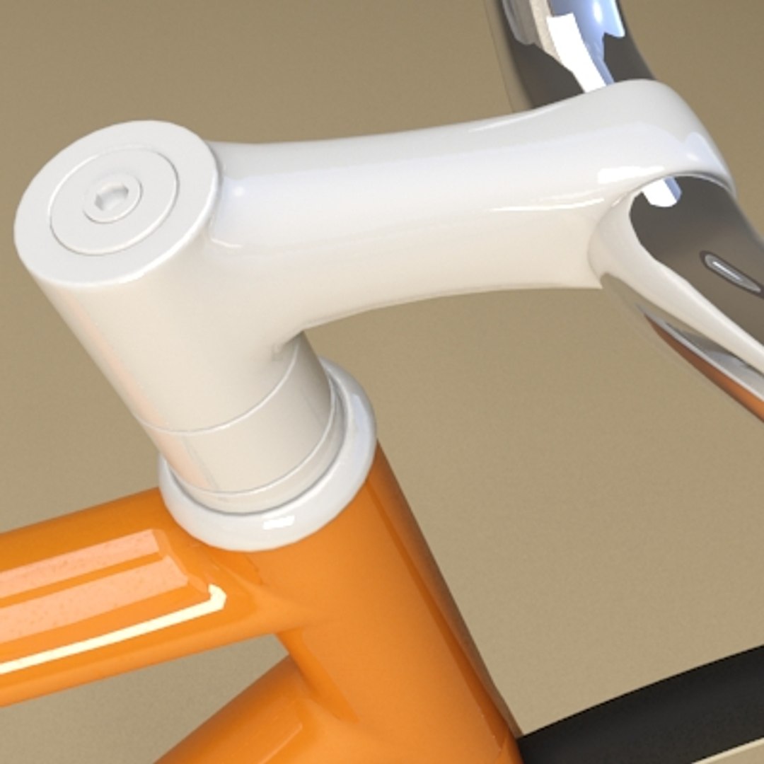 Bicycle Fixed Gear 3d Model