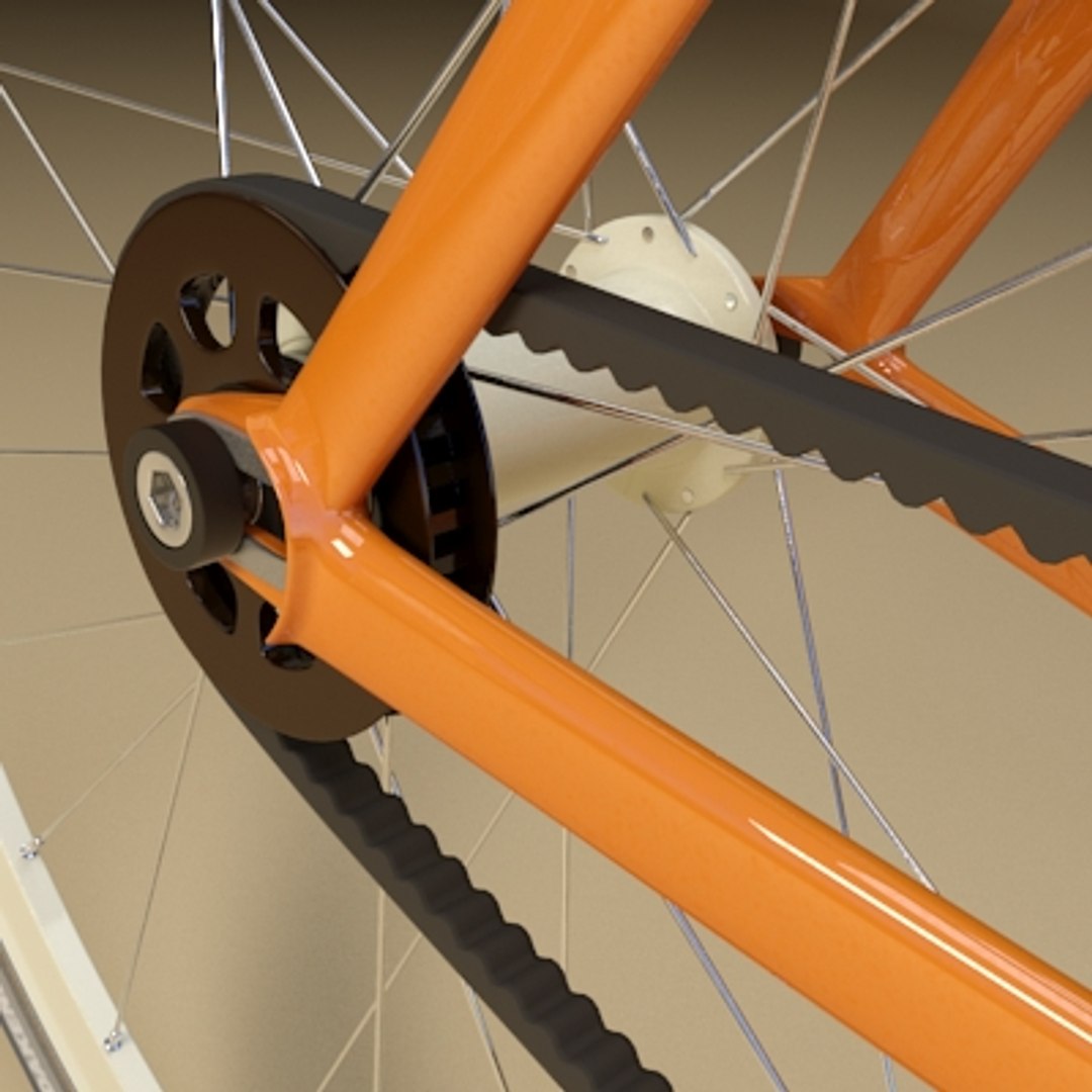 Bicycle Fixed Gear 3d Model
