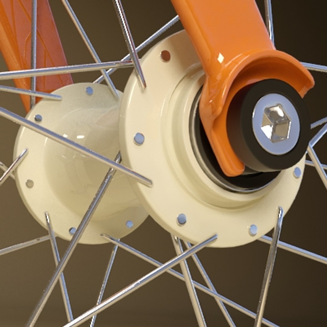 Bicycle Fixed Gear 3d Model