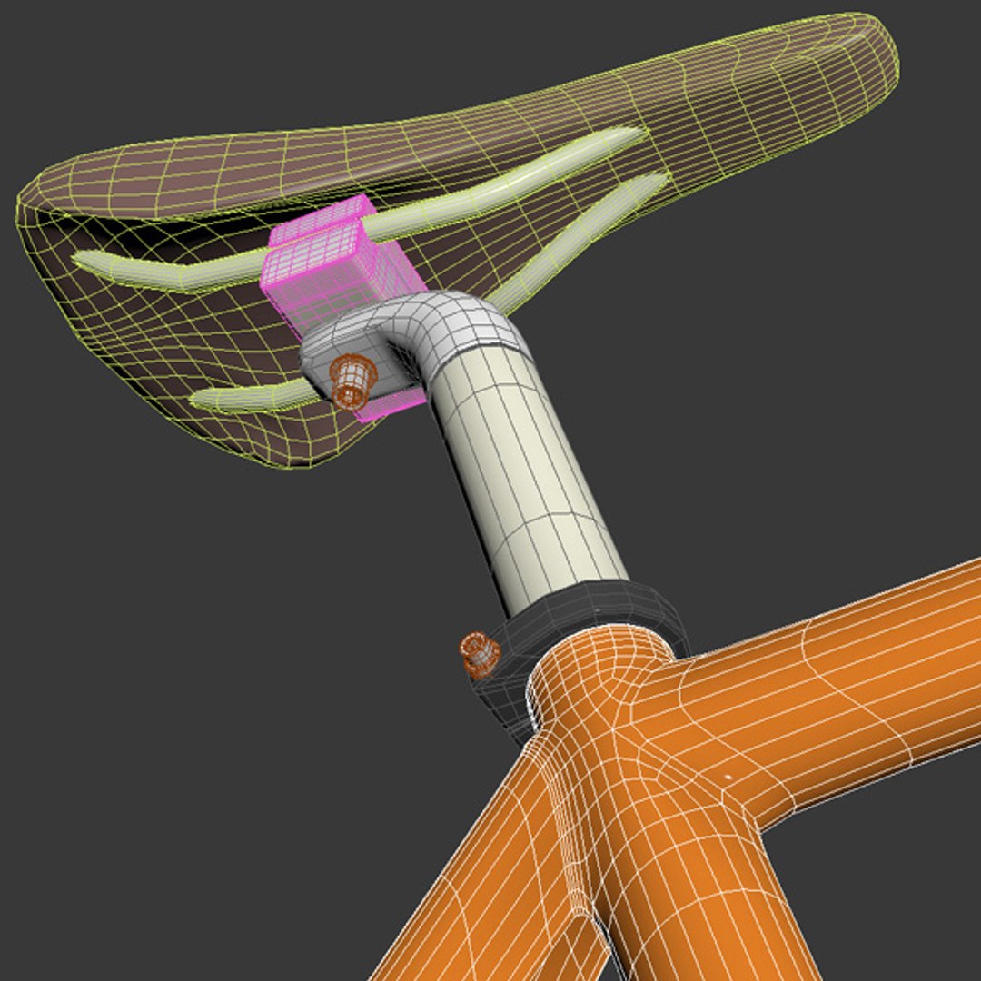 Bicycle Fixed Gear 3d Model