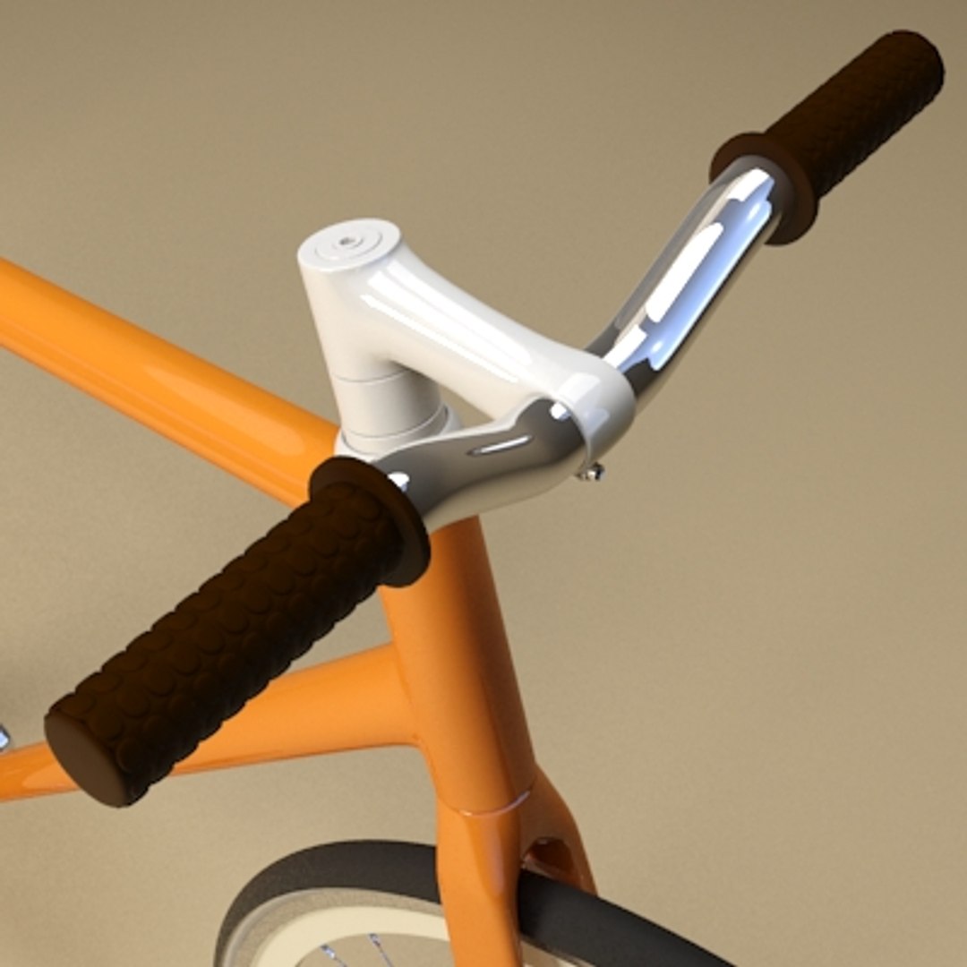Bicycle Fixed Gear 3d Model